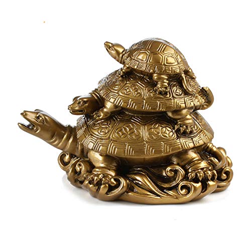 YODOOLTLY Feng Shui Turtle- Three Generation Turtles Figurines - Want ...