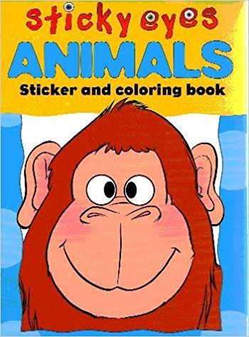 Sticky Eyes Animals Sticker and Coloring Book: unknown author ...