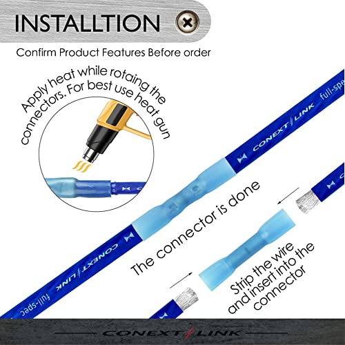 Snapklik.com : Conext Link BCHS-W25 Heat Shrink Butt Connector 25 Pack