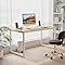 Amazon.com: ZenStyle Computer Desk 47" Large Office Desk Computer Table ...