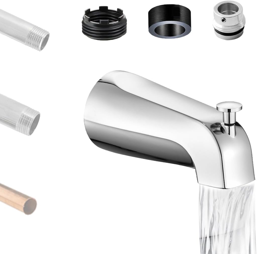 SIIKEYE Tub Spout Bathtub Faucet Fits Copper Threaded Pipe with ...