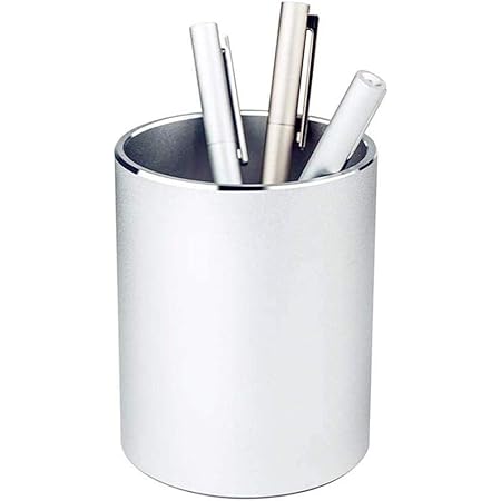 Amazon.com: VAYDEER Metal Pencil and Pen Holder,Round Aluminum Desktop ...