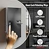 Amazon.com: WeHere 104 Keys Lock Box Wall Mount with Key Drop Slot, APP ...