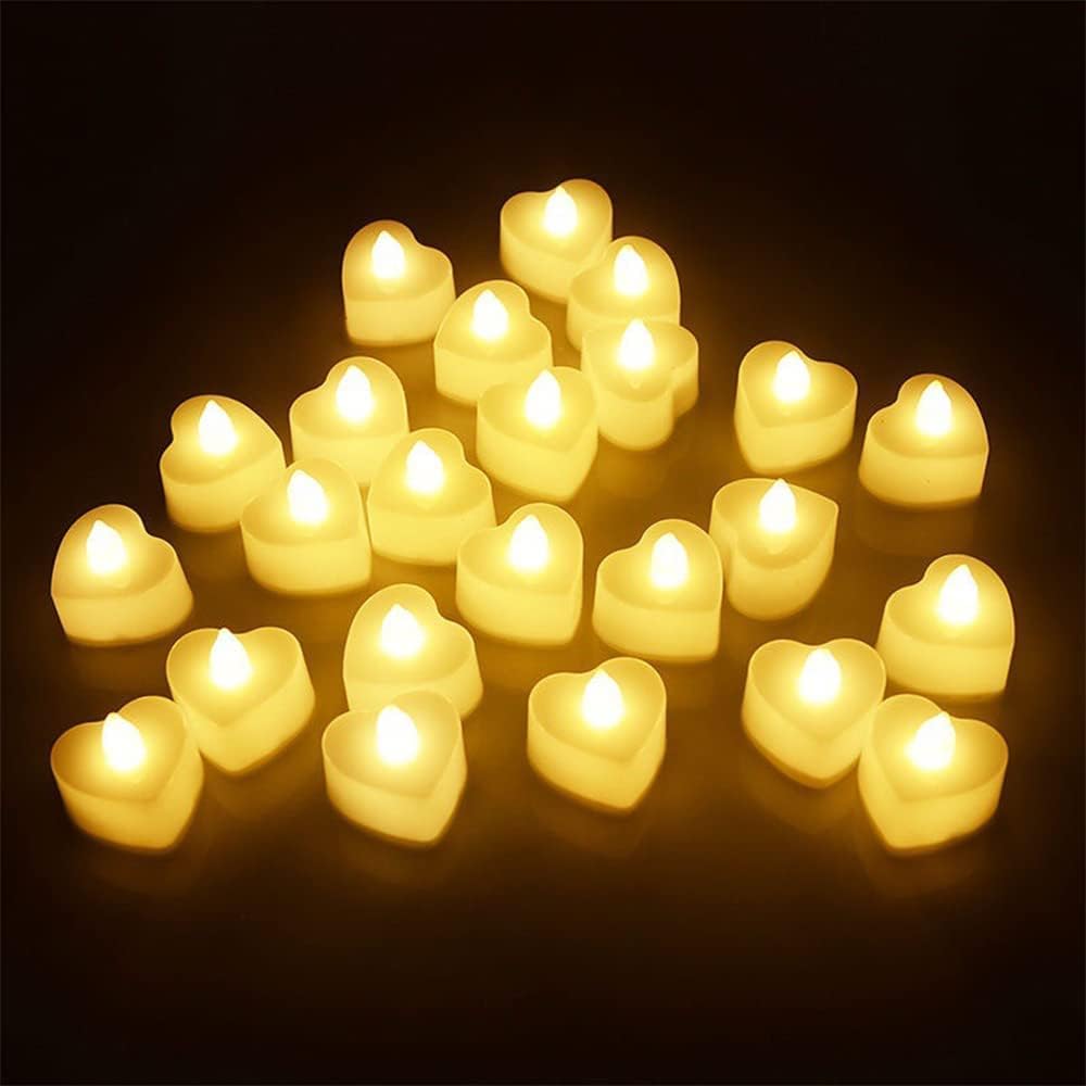 Velas LED, Velas de Pilas, 24 Piezas, Velas Electricas Sin Humo, Flama ...