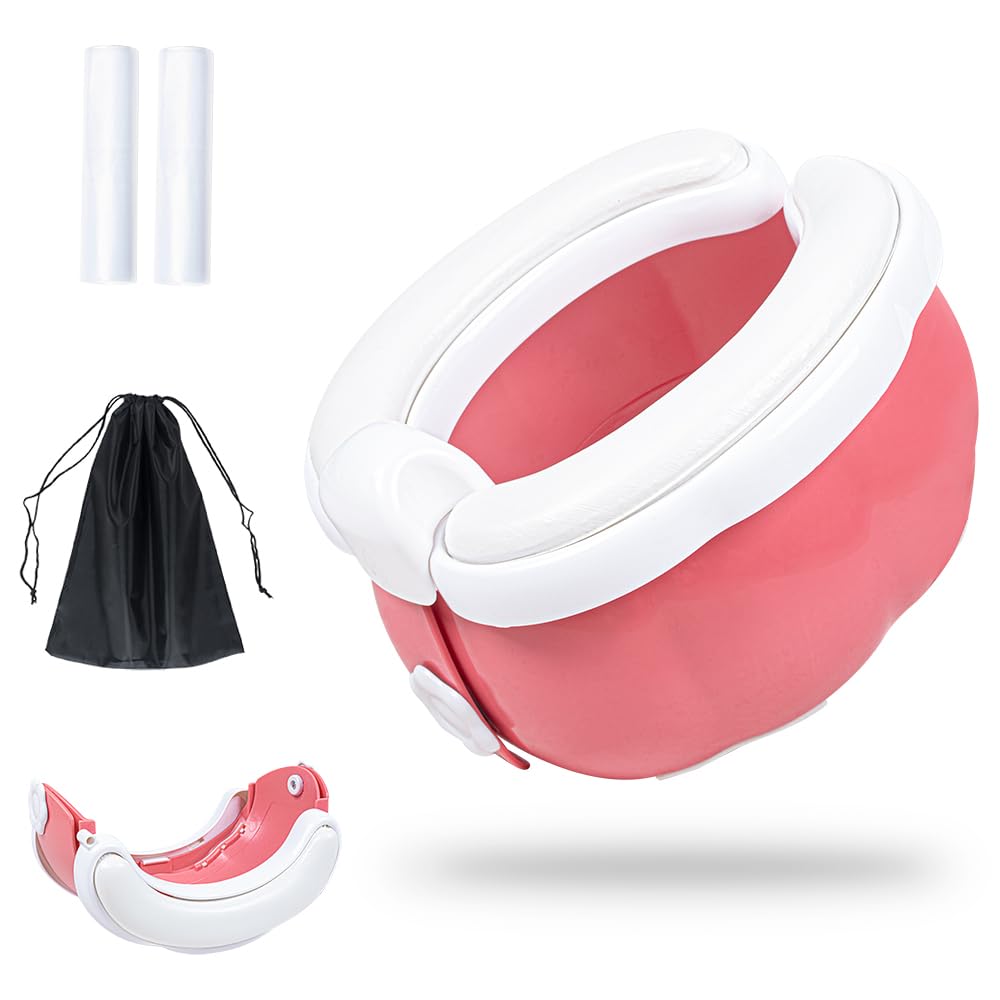 Amazon.com : Travel Potty: Bottomless Portable Potty with 20 Disposable ...