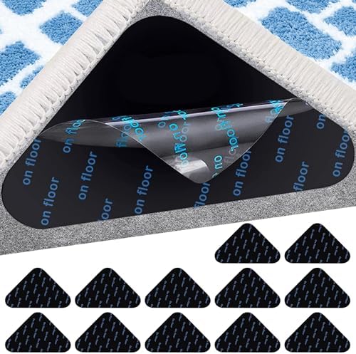 wimony 12 Pieces Rug Grippers，Anti Slip Rug Grips，Rug Stickers for ...