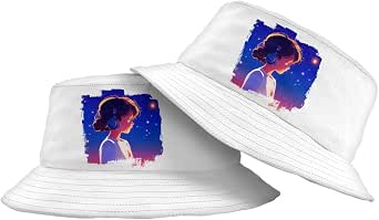 Amazon.com: SERENITY TRENDS Space Themed Bucket Hat - Pretty Hat ...
