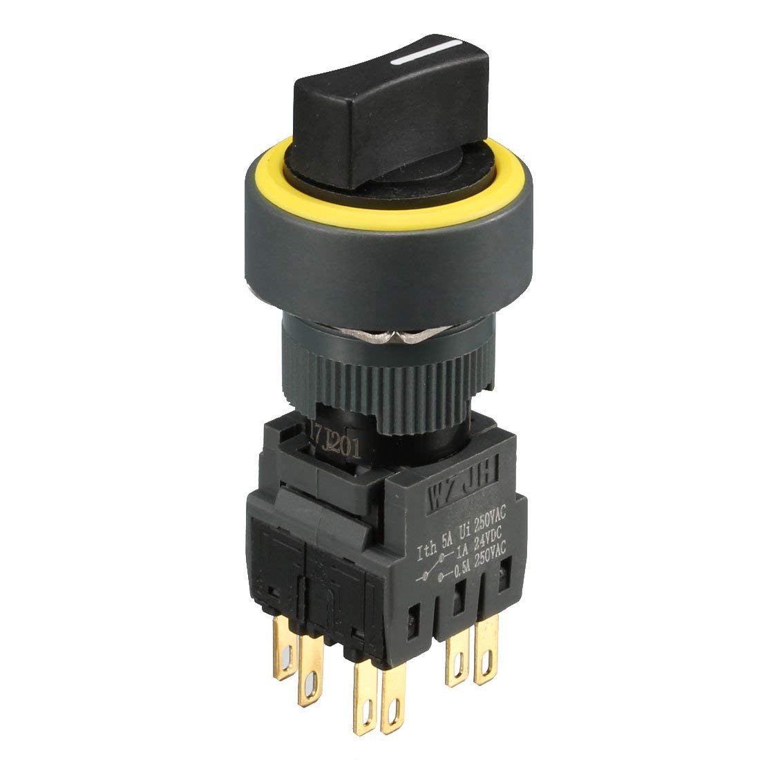 Buy Boundless® Latching Rotary Selector Switch AC 250V 0.5A 16mm Panel ...