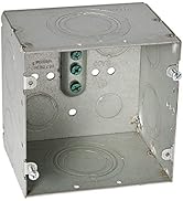 Hubbell-Raco 260 Square Data Electrical Box, 3-1/4" Deep, 4-11/16 ...