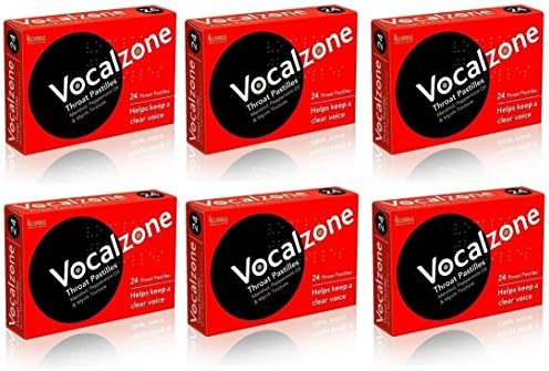 Amazon.com: Vocalzone 24 pastilles x 6 Packs by Vocalzones : Health ...
