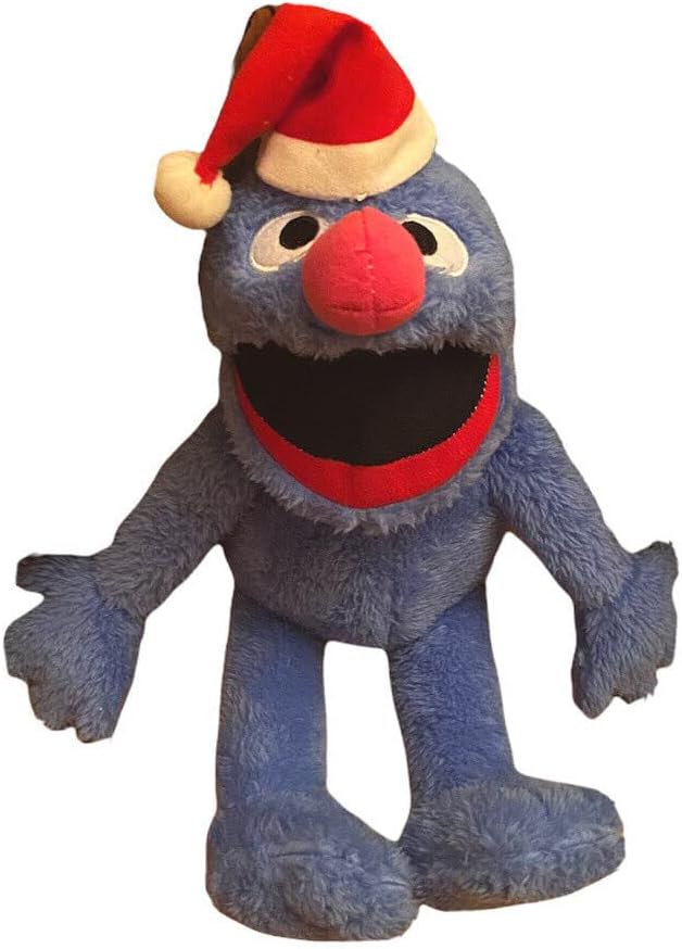 Amazon.com: Street Grover 15” Santa Christmas Hat Plush Kohl's Cares ...