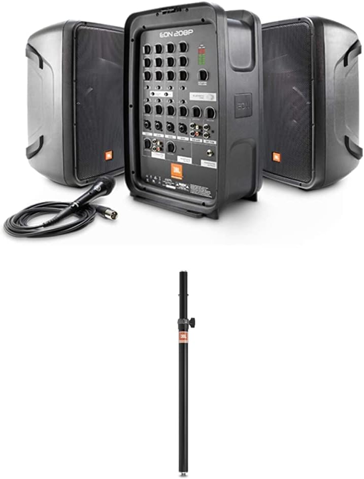 Amazon.com: JBL Professional EON208P Portable All-in-One 2-Way PA ...