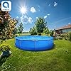 Amazon.com: Avenli 12' x 30" Round Metal Framed Above Ground Outdoor ...