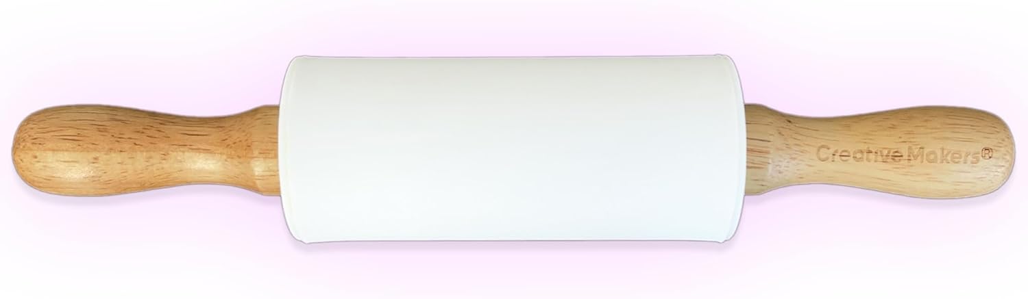 Amazon.com: Small Rolling Pin for Kids, Non-Stick Silicone Surface with ...