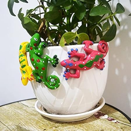 Amphibious Frogs Decorative Garden Pot Clingers - Set of 4