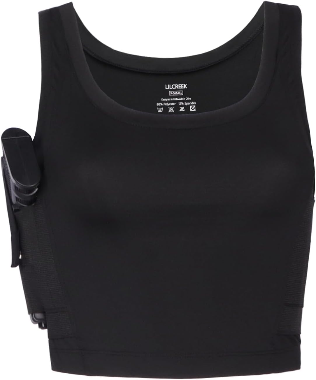 Amazon.com: Lilcreek Women's Concealed Carry Crop Tank Tops,Undercover ...