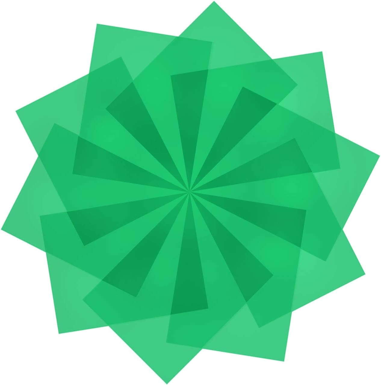 Amazon.com : 10 Pieces Christmas Gel Filter - Transparent Green ...