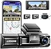 Amazon.com: AZDOME M550 Max 4K 3 Channel Dash Cam, Dual STARVIS Sensors ...