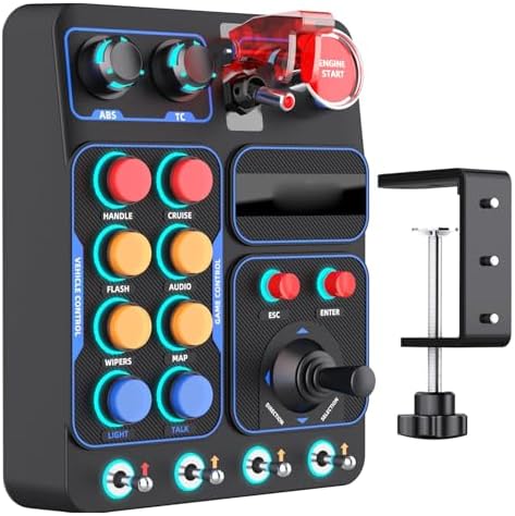 Amazon.com: Gugxiom USB Sim Racing Box PC Game Controller 30 ...