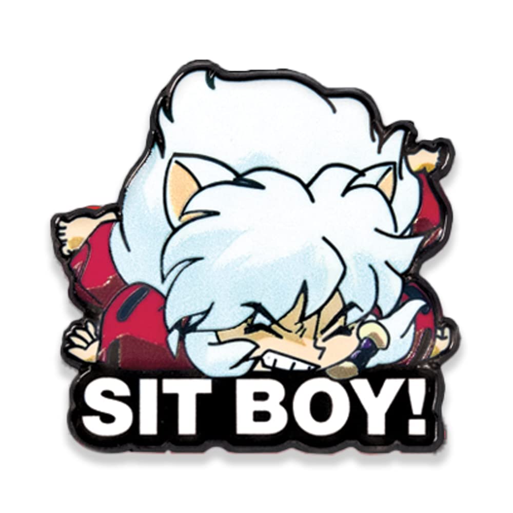 Amazon.com: Ata-Boy InuYasha 1" Full Color Enamel Pin : Clothing, Shoes ...