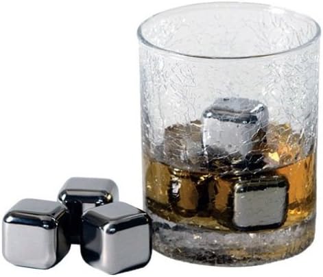 Franmara Stainless Steel Ice Cubes Deluxe - Set of 4 : Amazon.ca: Home
