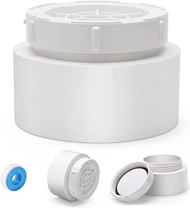 Amazon.com: 4" PVC Sewer Cleanout Cap with Plug, PVC DWV Flush Sewer ...