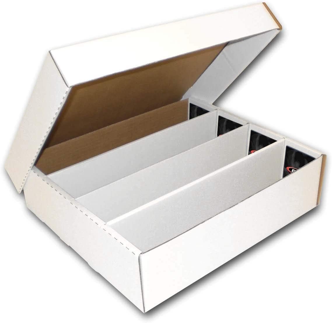 Guardz - 5000 Count Trading Card Storage Box - 5 Row Storage Box with ...