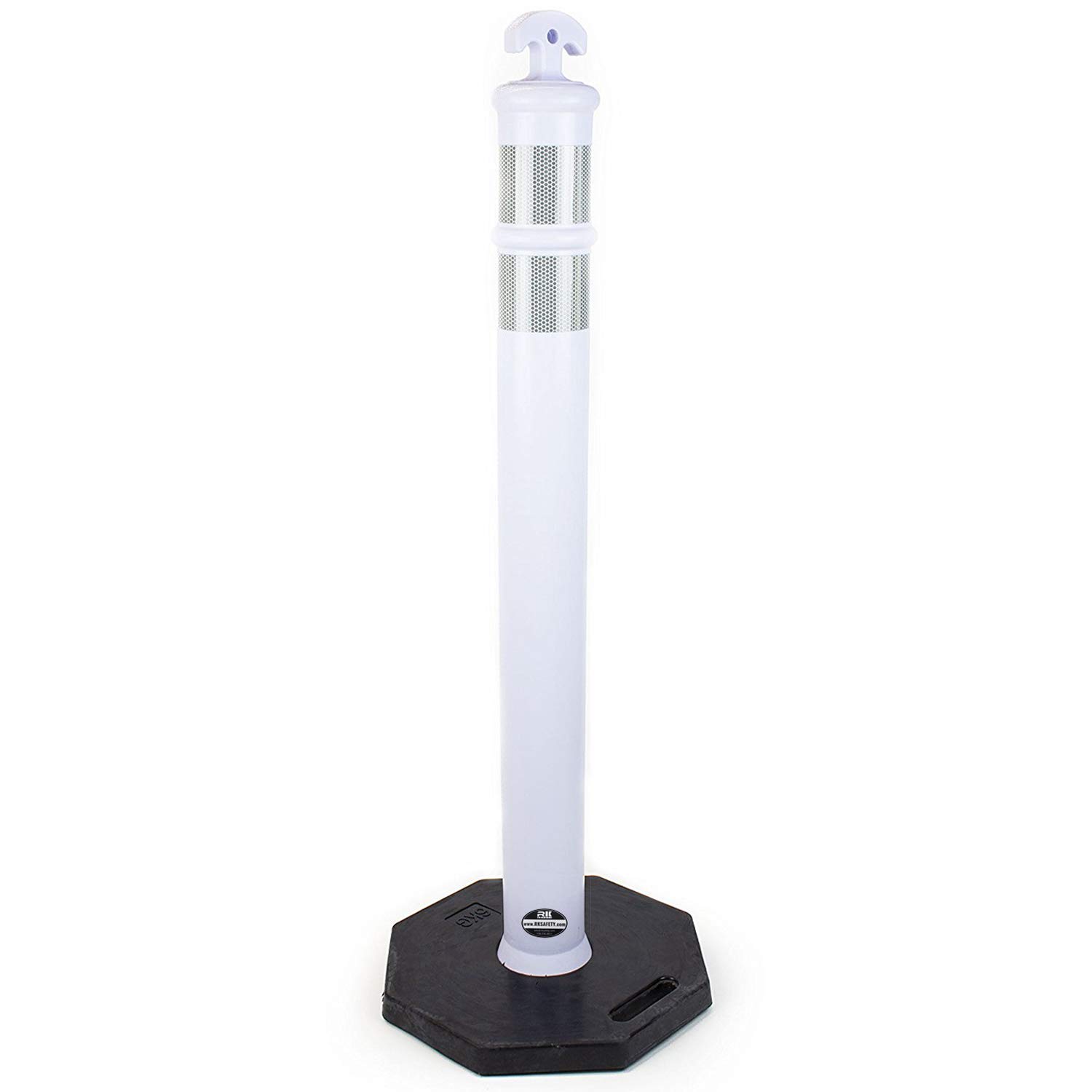 Rk Dpost2t Polyethylene Portable Delineator Post With 13 Lbs Octagonal ...