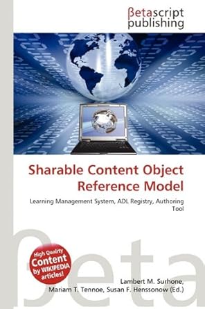 Amazon.co.jp: Sharable Content Object Reference Model : 本