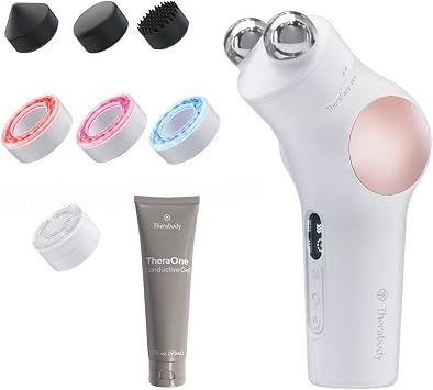 TheraFace PRO Microcurrent Facial Device - 8-in-1 Compact Face Massager ...