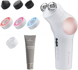 TheraFace PRO Microcurrent Facial Device - 8-in-1 Compact Face Massager ...