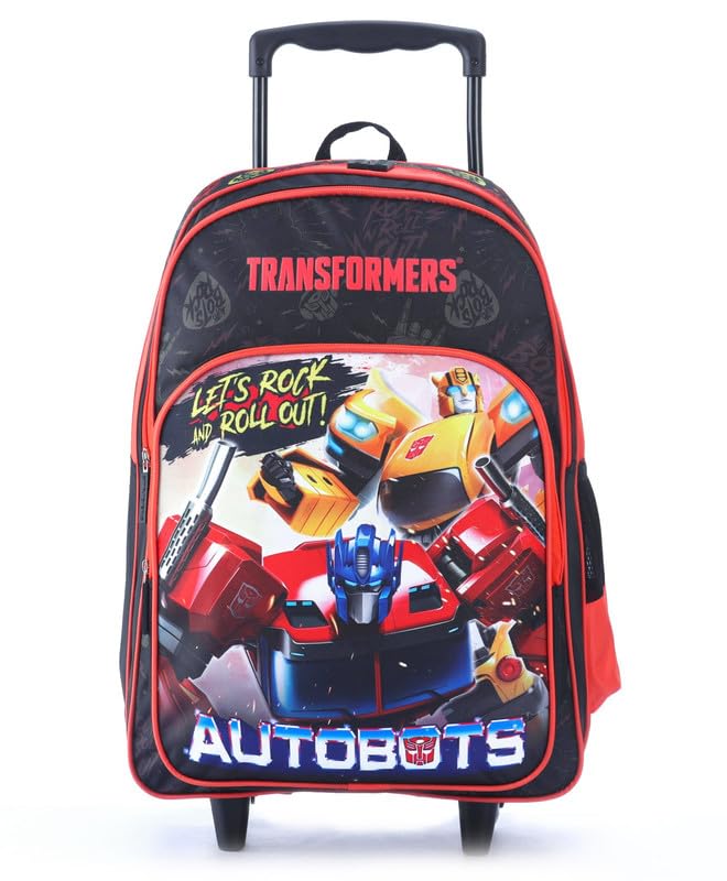 Buy STRIDERS 18 inches Transformers School Trolley Bag Roll Out to ...