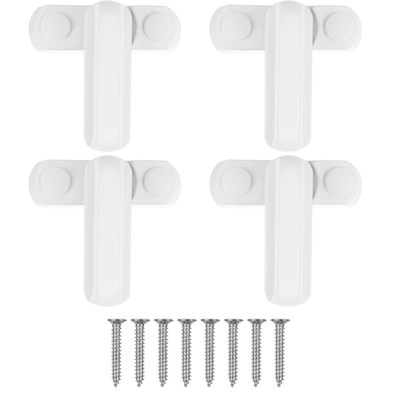 ASelected 4pcs Sash Blocker Window Jammer Zinc Cast Alloy Extra ...