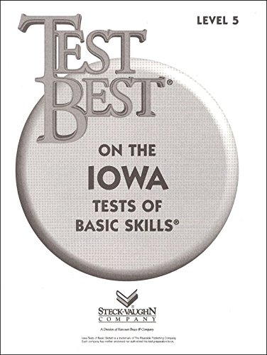 Test Best Itbs: Student Test 10pk Grade K (Level 5) (Test Best on the ...
