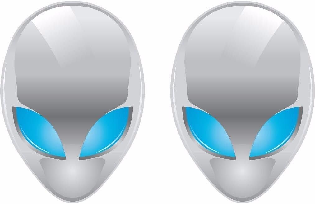 Amazon.com: LPF USA 2-4" Gray Alien Decal Set Martian UFO Area 51 ...