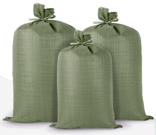 30 Pieces Empty Sandbag Heavy Duty Sand Bags Woven - Want It All