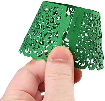 AKA® Little Flower Vine Lace Laser Cut Cupcake Wrappers Wraps Liners ...