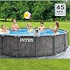Amazon.com: Intex Greywood Prism Frame 15' x 48" Round Above Ground ...