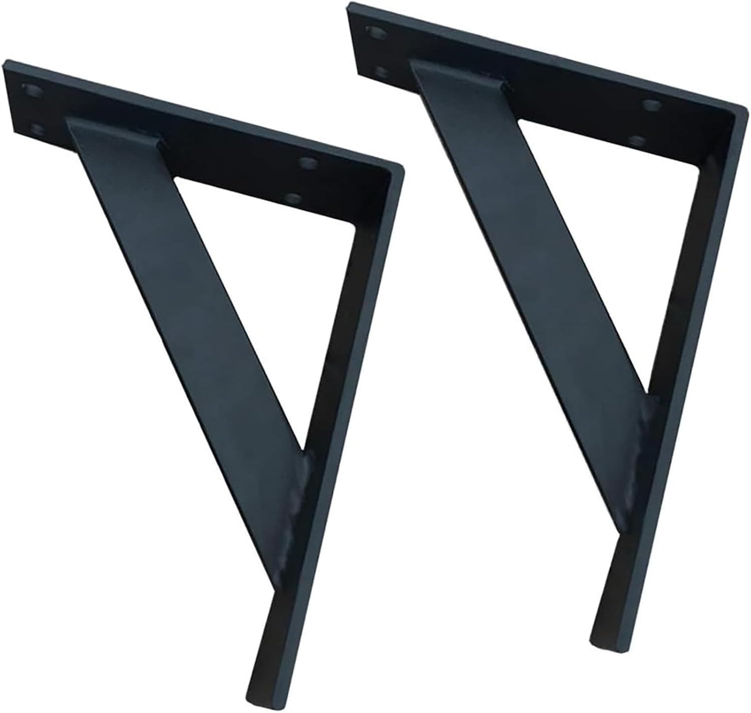 Amazon.com: Heavy Duty Shelf Brackets - 2pcs Wall Right Angle Bracket ...