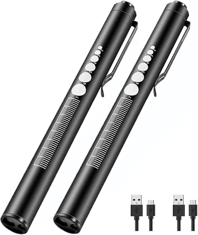 LEKIA Pen Torch Medical, Pen Light for Nurses Type-C USB Rechargeable ...