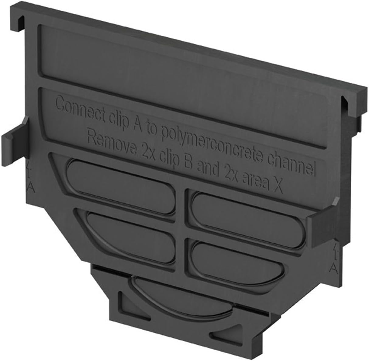 ACO HexDrain Channel with Galvanised Steel Grating - 1m : Amazon.co.uk ...