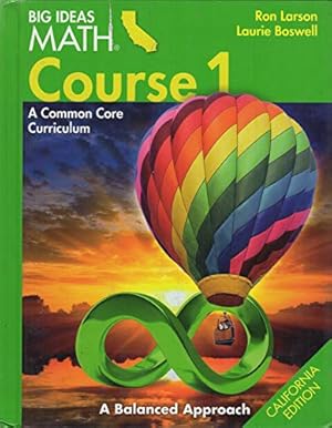 Big Ideas Math - Algebra 1, A Common Core Curriculum: Ron Larson ...