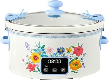 Amazon.com: Pioneer Woman's 6-Quart Multi-Function Slow Cooker in ...