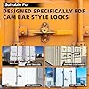 NAKANEKO Heavy Duty Door Lock, Use with Cam Bar Style Shipping ...