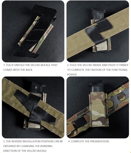 9mm Magazine Pouch, Single Tactical Fast Multi-Angle Mag Holster Bag ...