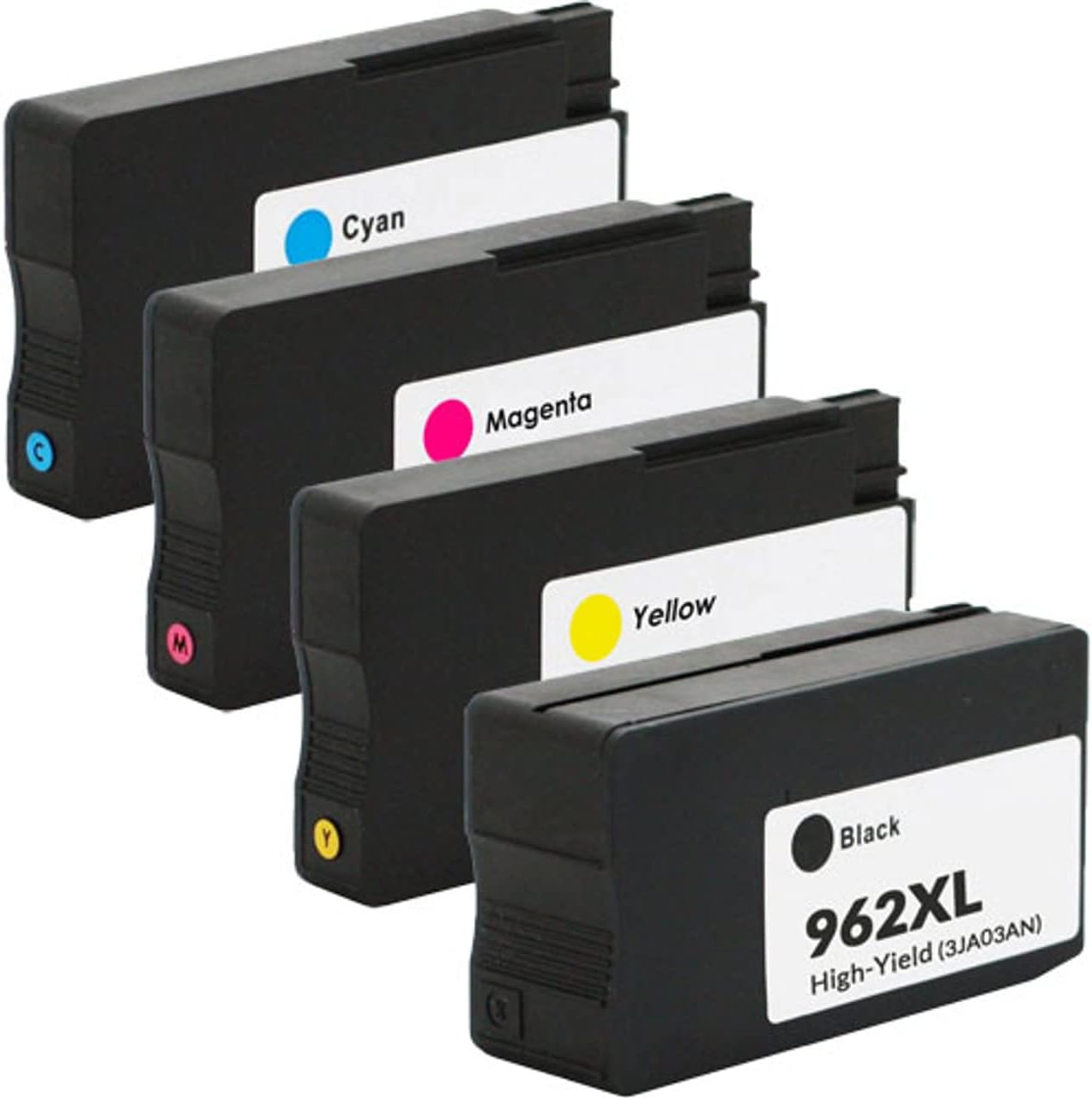 Inkjetsclub HP 962 XL 4 Pack High Yield Compatible Inkjet cartridges ...