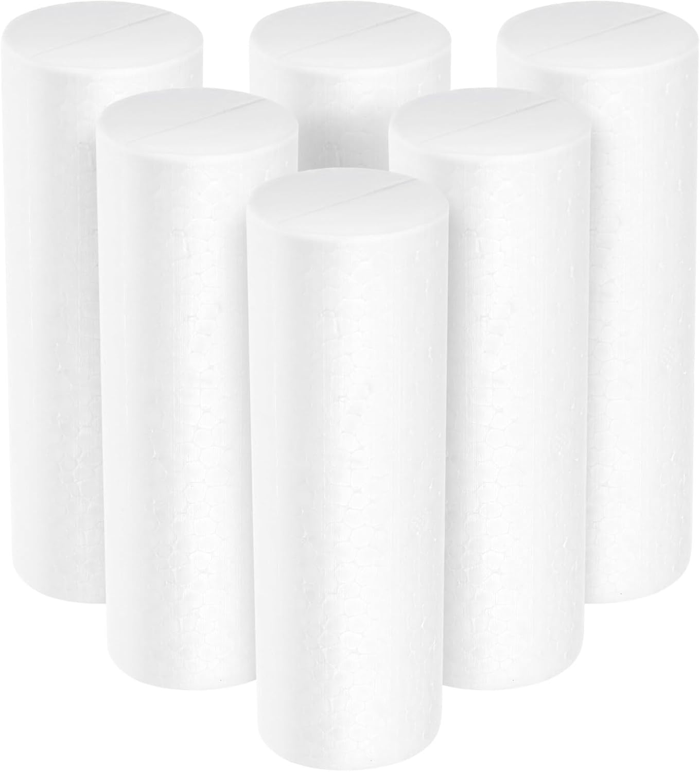 Amazon.com: 6Pcs White Foam Columns 5.9 inch Foam Cylinders Polystyrene ...