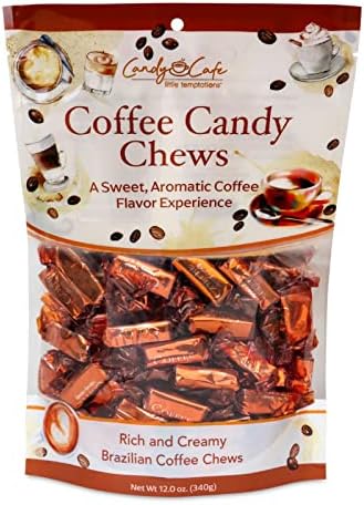 Amazon.com : Candy Shop Coffee Candy Chews, Rich and Creamy Brazilian ...