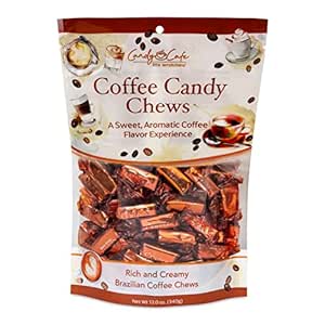 Amazon.com : Candy Shop Coffee Candy Chews, Rich and Creamy Brazilian ...