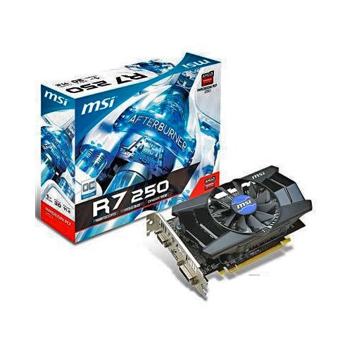 MSI R7 250 1GD5 OC Radeon R7 250 1GB 128-Bit GDDR5 : Amazon.in ...